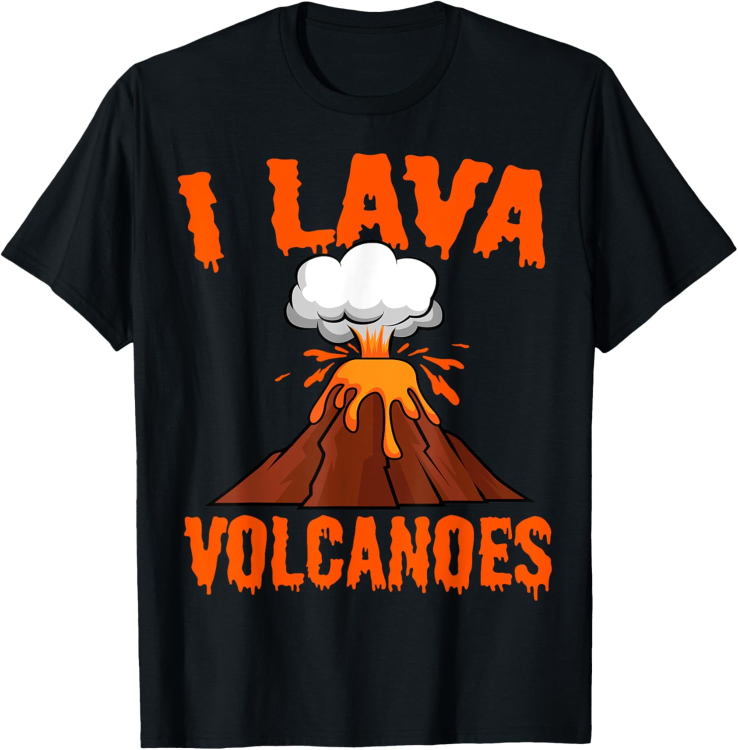 I Lava Volcanoes Geologist Volcanologist Magma Volcanology T-Shirt ...