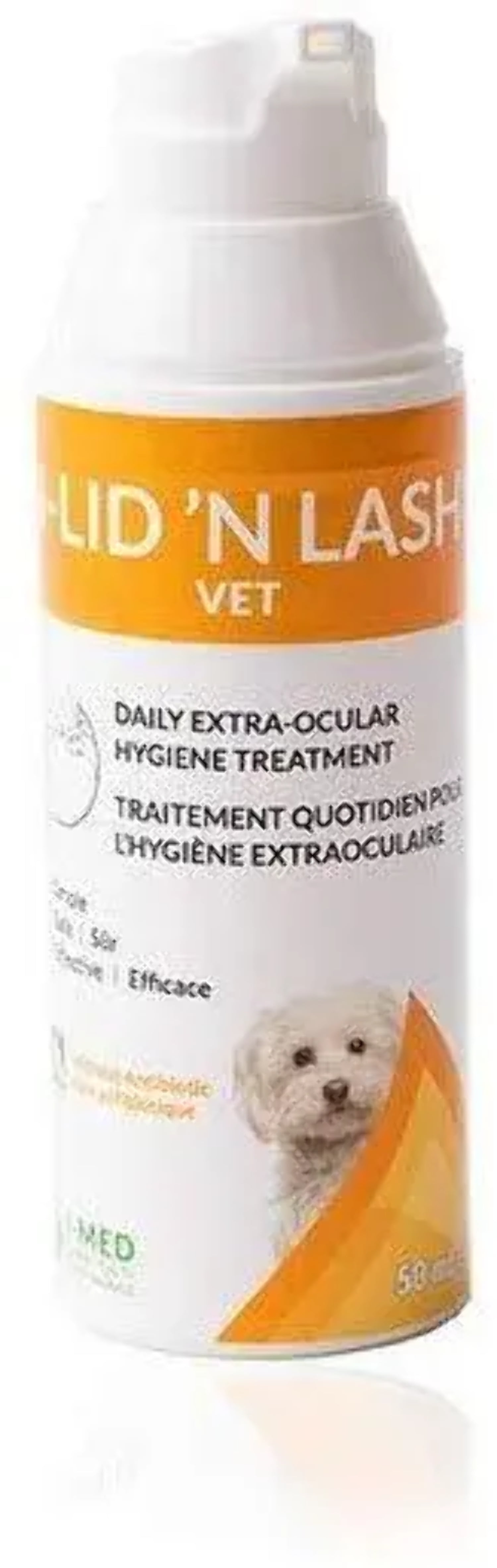 I-Lid 'n Lash Vet Hygiene Pump 50mL - Gentle Daily Eyelash Wash ...