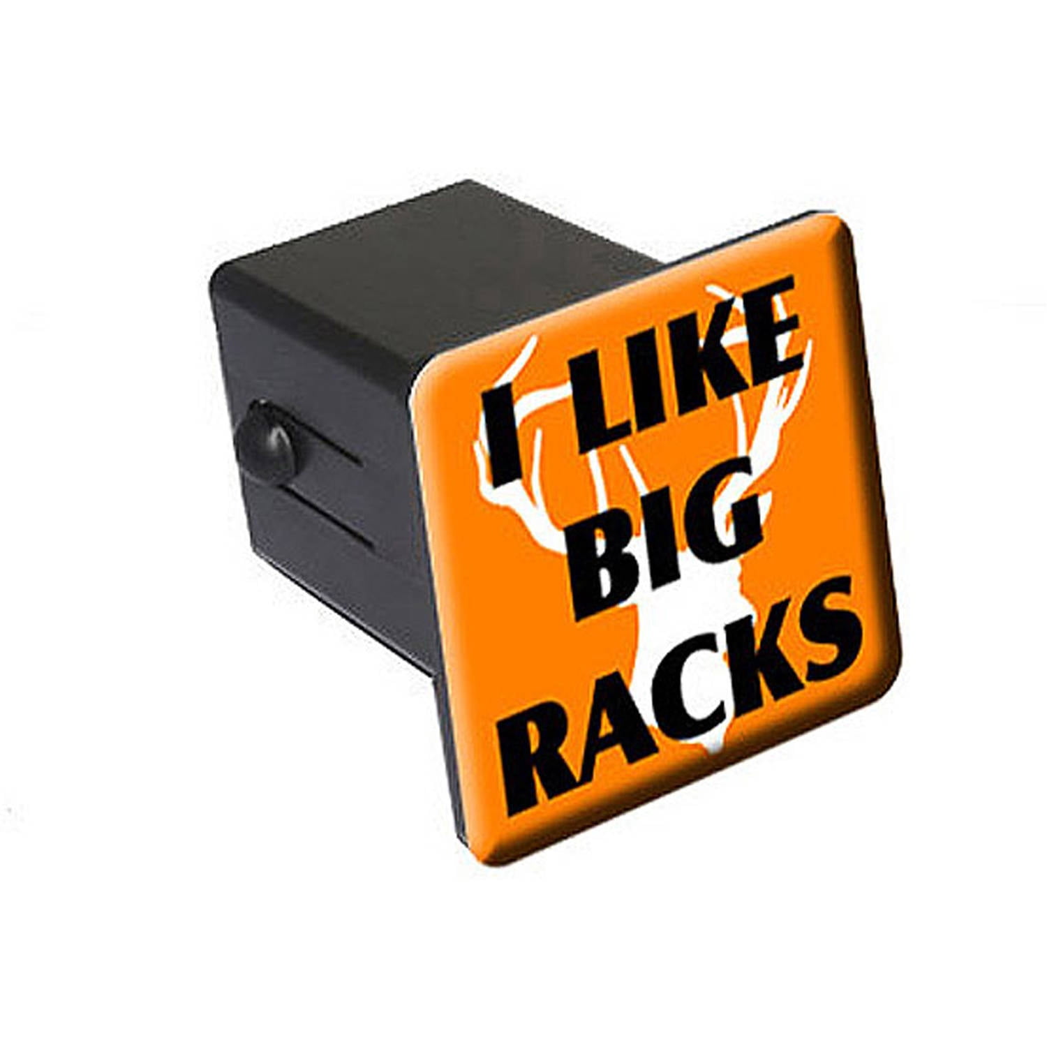 I Like Big Racks, Deer Head, Hunting 2" Tow Trailer Hitch Cover Plug ...