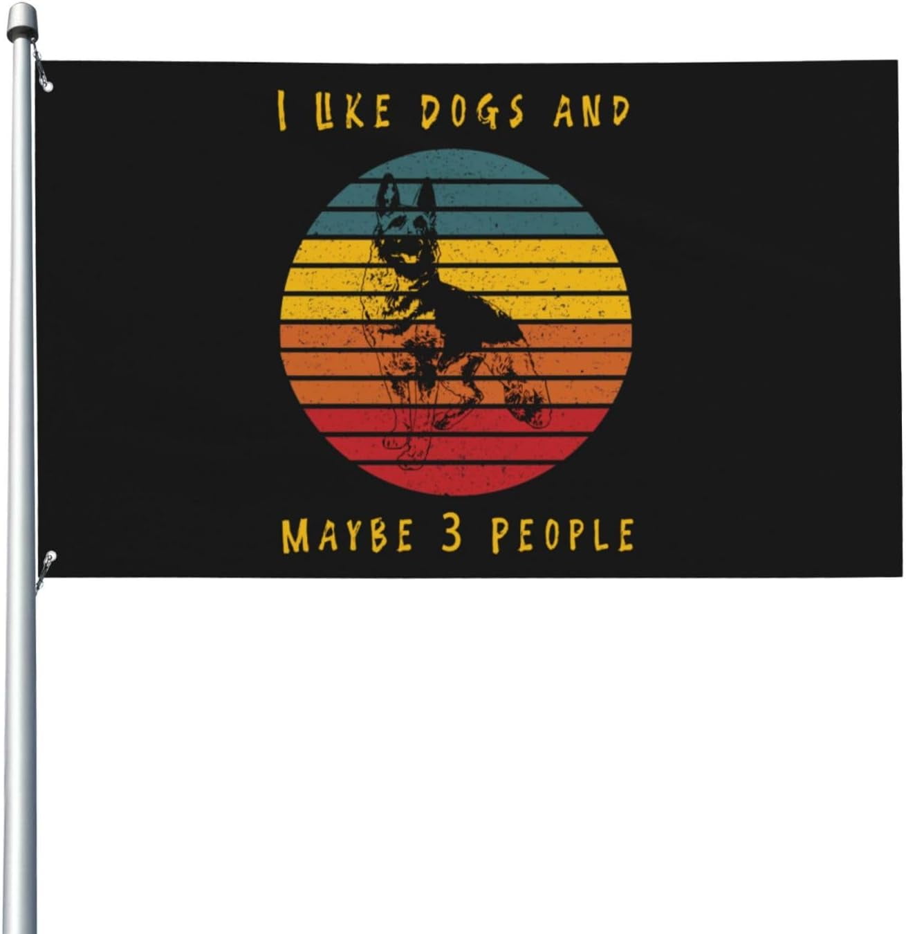 I Like Dogs And Maybe 3 People Flag Banner Flags Garden Flag Home House ...