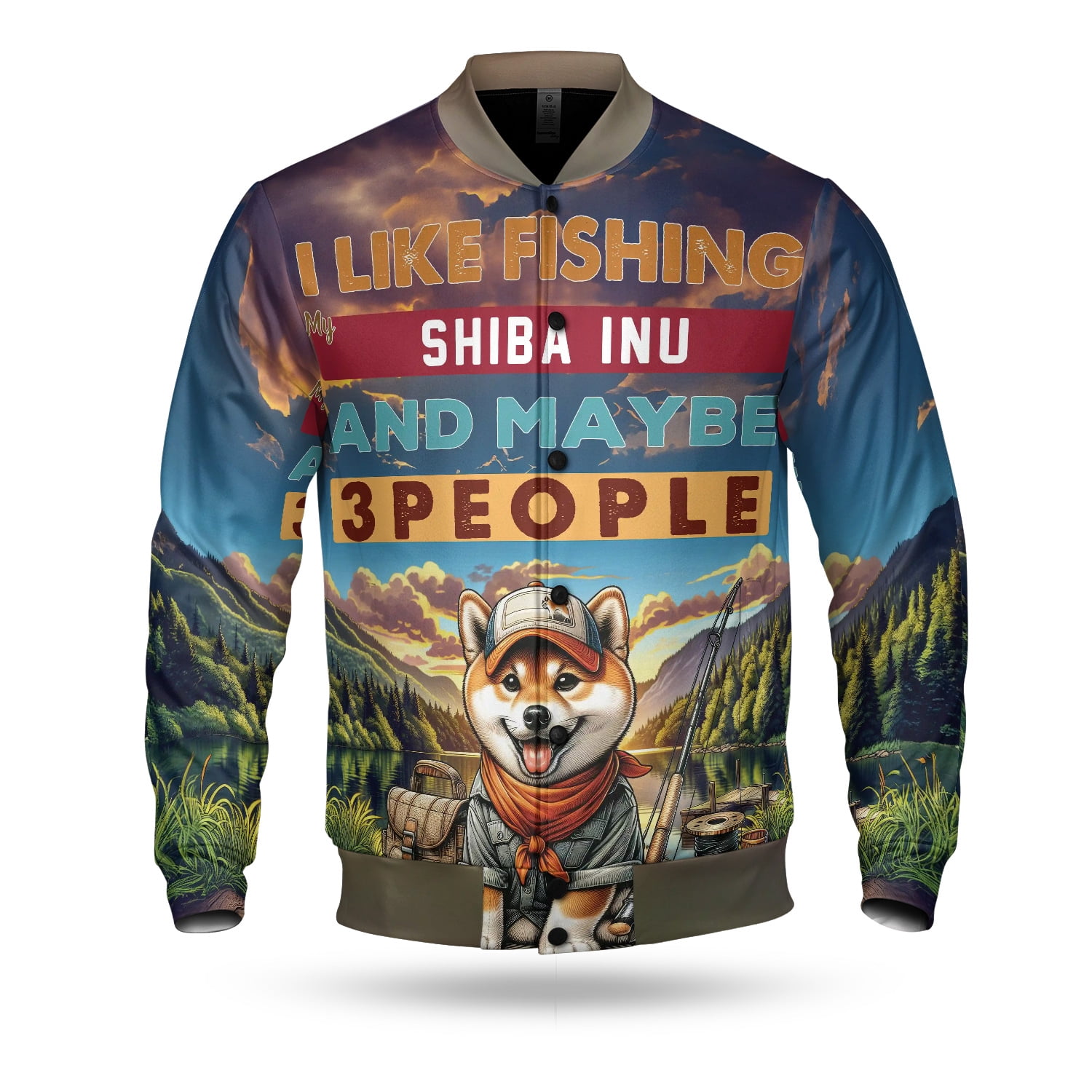 I Like Fishing, and my Shiba Inu, and Maybe 3 People. Happy Father's ...