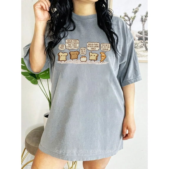 I Loaf Bread Puns Tee - Walmart.com