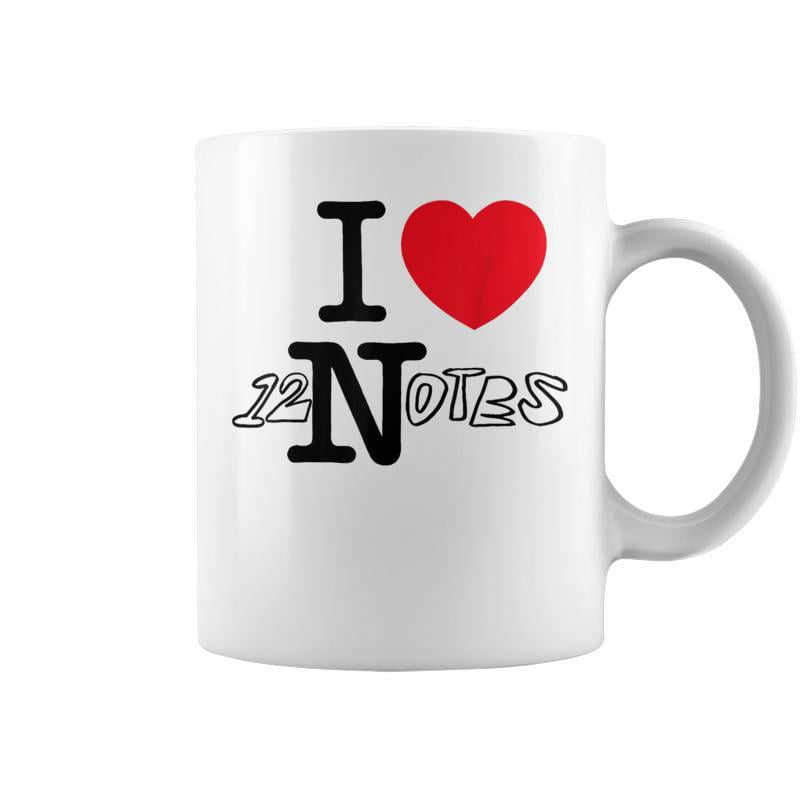 I Love 12 Notes Benjamin 12 Notes Coffee Mugs - Walmart.com