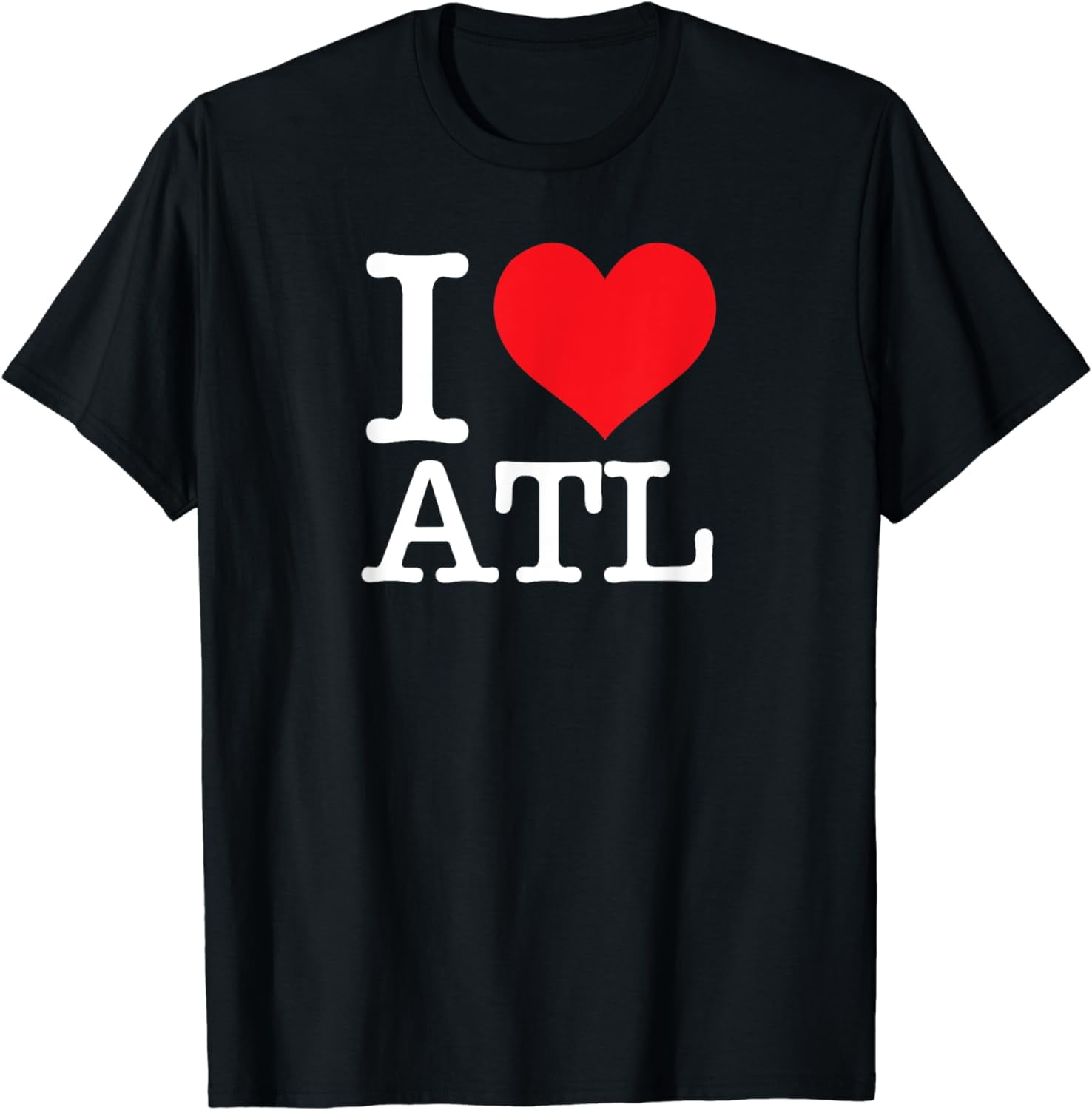 I Love Atl Atlanta Georgia Heart Lover State Pride T Shirt