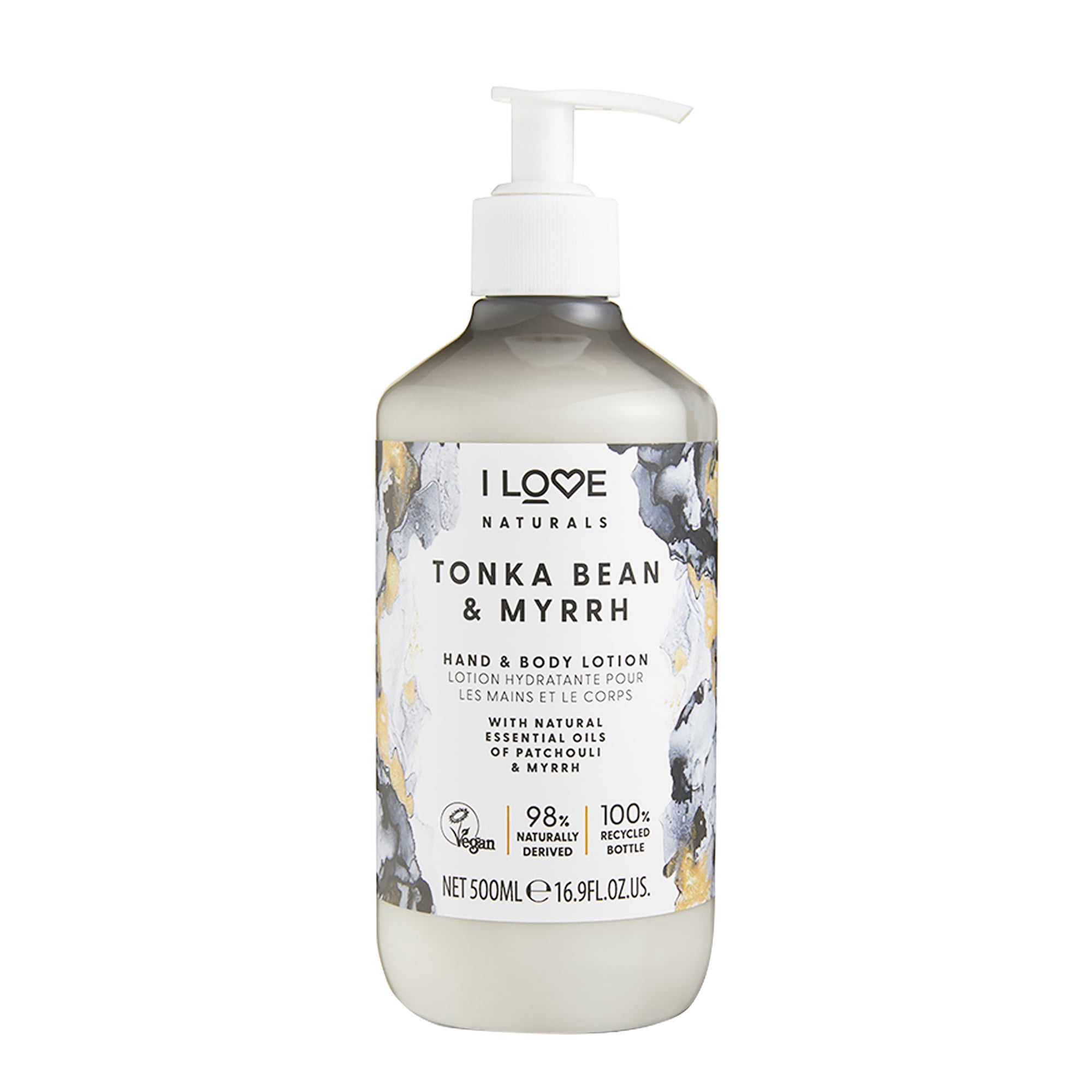 I Love Cosmetics Naturals Body Lotion, Tonka Bean and Myrrh, 16.9 oz ...