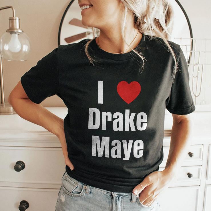 I Love Drake Maye QB Football Fan T Shirt - Walmart.com
