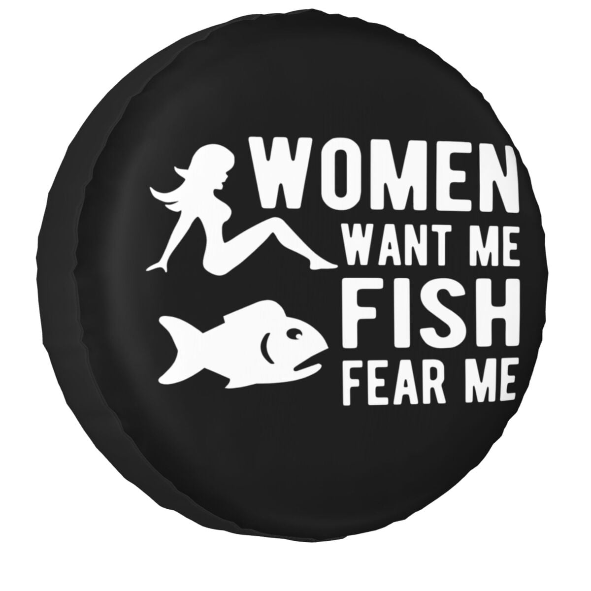I Love Fishing Spare Tire Cover Case Pouch Fisherman Fish Car Wheel ...
