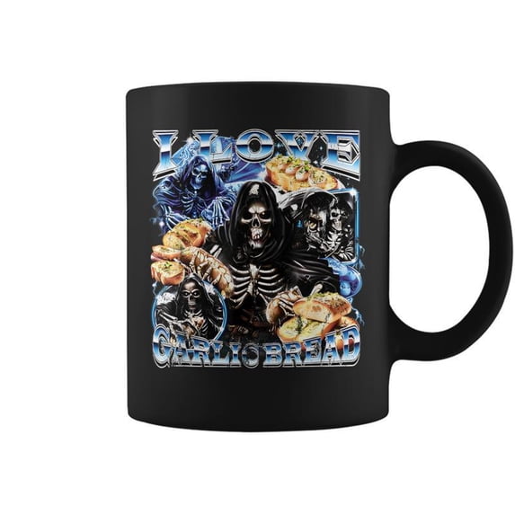 I Love Garlic Bread Skeleton Coffee Mugs - Walmart.com