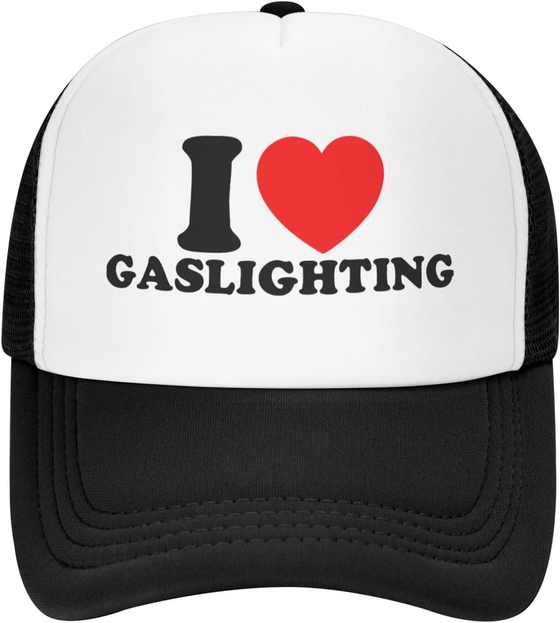 I Love Gaslighting Hat Adjustable Mesh Baseball Cap Funny Trucker Hats ...