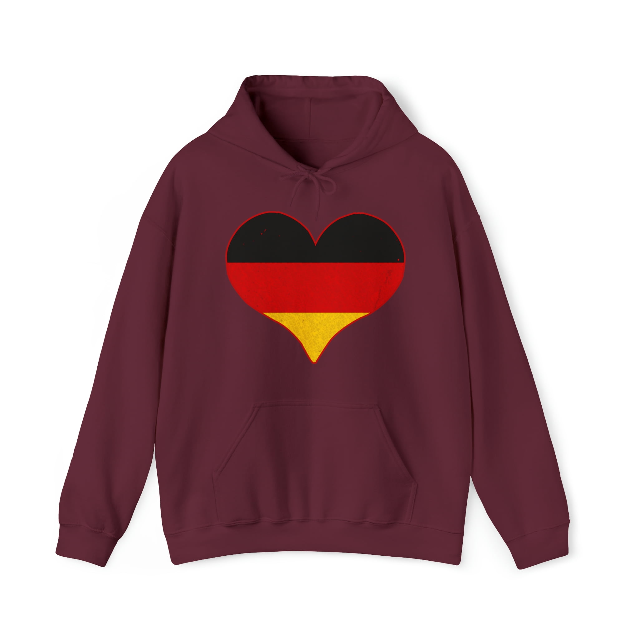 I Love Germany Flag Graphic Hoodie Sweatshirt, Sizes S-5XL - Walmart.com