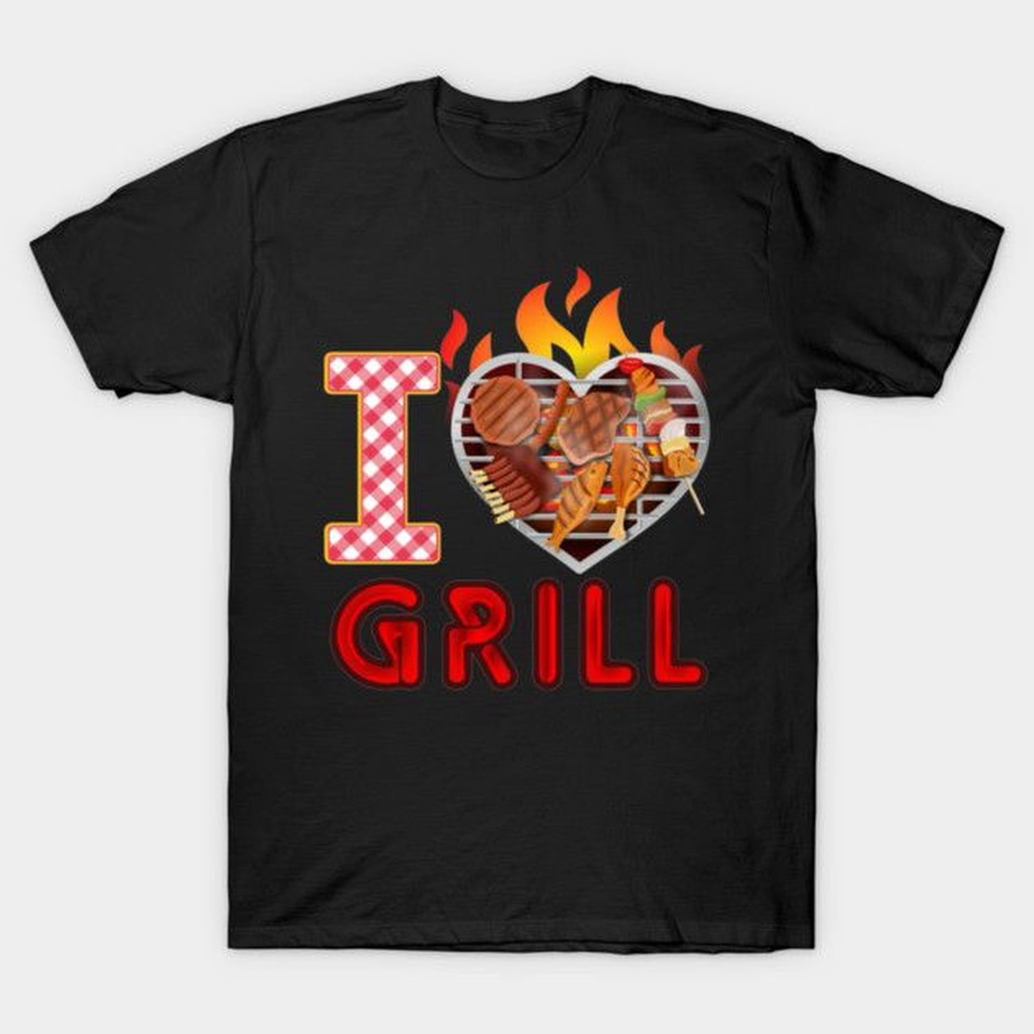 I Love Grill T-S1Hirt - Walmart.com