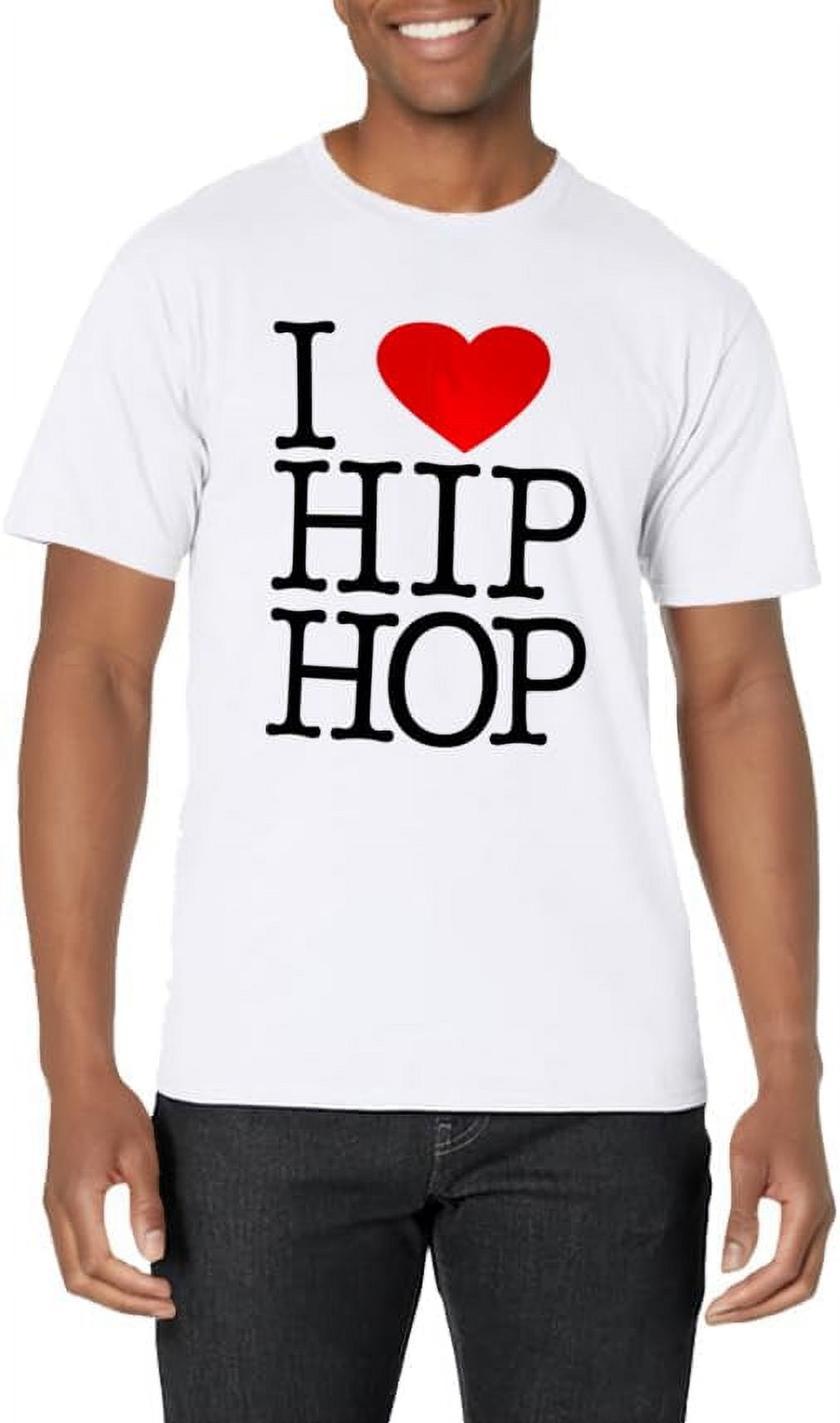 I Love Hip Hop (Heart) - Rap and Hip Hop Fan T-Shirt - Walmart.com
