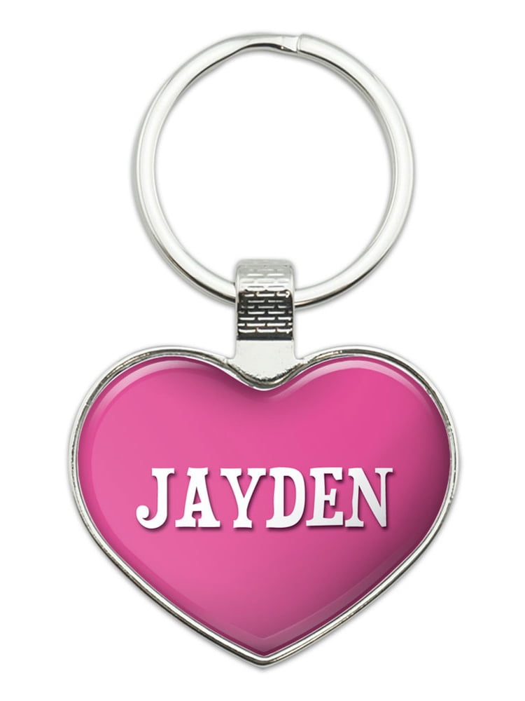 I Love Jayden Heart Metal Key Chain - Walmart.com