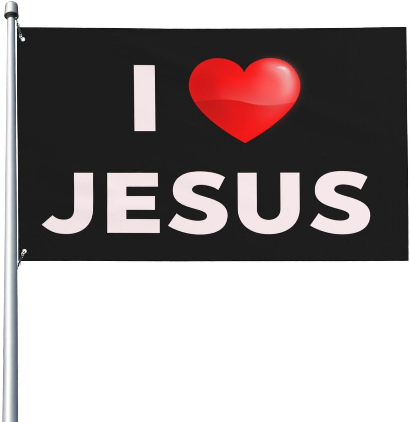 I Love Jesus Flag Jesus Christ Flag Religious Christian Flag God ...