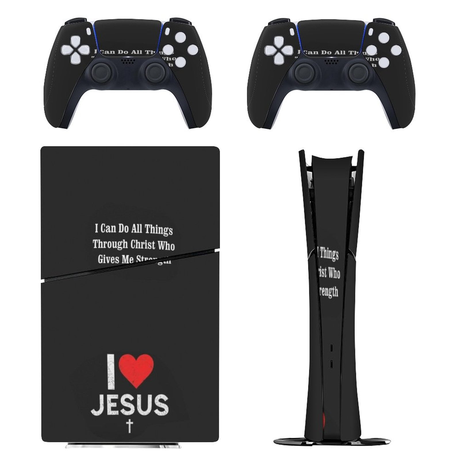 I Love Jesus PS5/PS5 Pro/PS5 Slim Digital Disc Skin Sticker For Console ...