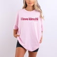I Love Kimchi Distressed Text T-Shirt - Casual -Inspired Tee for ...
