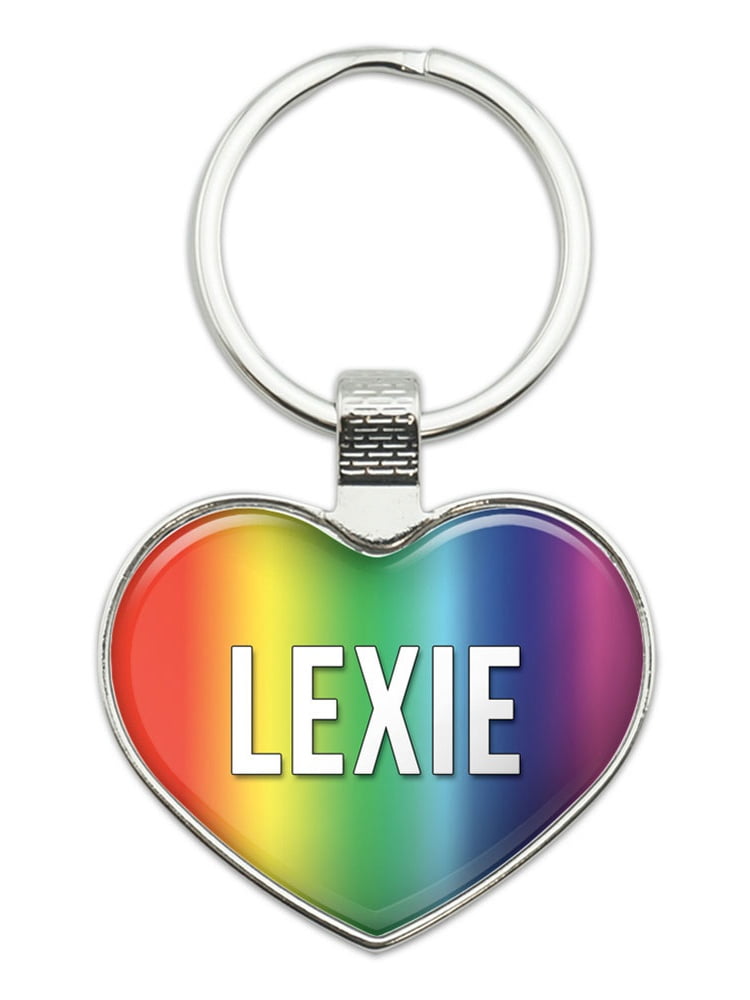 I Love Lexie Heart Metal Key Chain - Walmart.com
