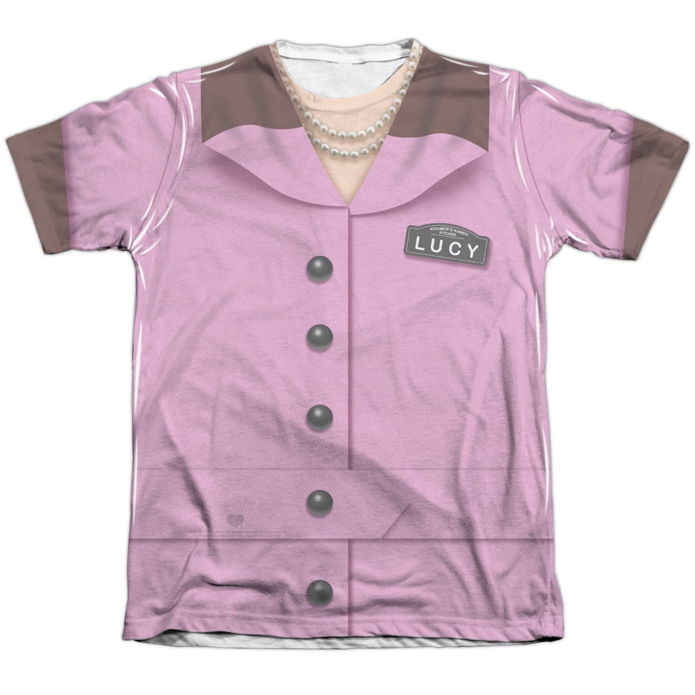 I Love Lucy - Chocolate Factory Costume - Short Sleeve Shirt - X-Large ...