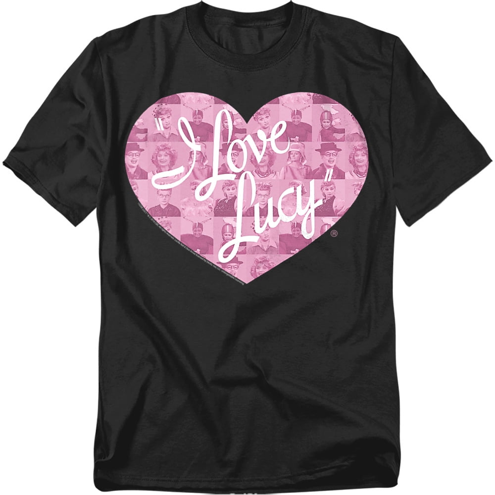 I Love Lucy T-Shirt Many Moods Logo Unisex Graphic Tee For Men & Women - Walmart Business Supplies
