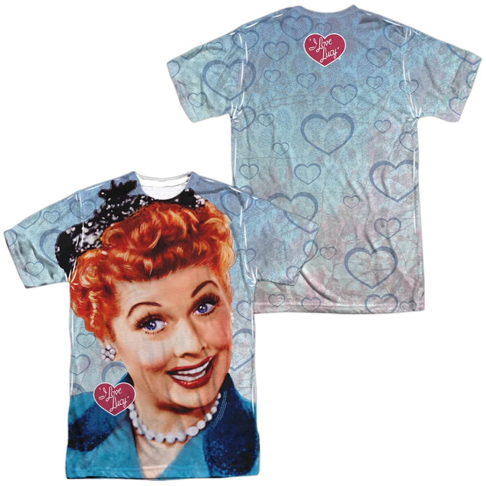 I Love Lucy Smile Unisex Adult Sublimated Costume T Shirt (Front/Back ...
