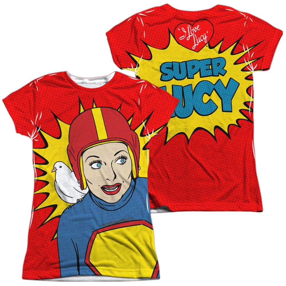 I Love Lucy Super Lucy Girls Jr Sublimation White - Walmart.com