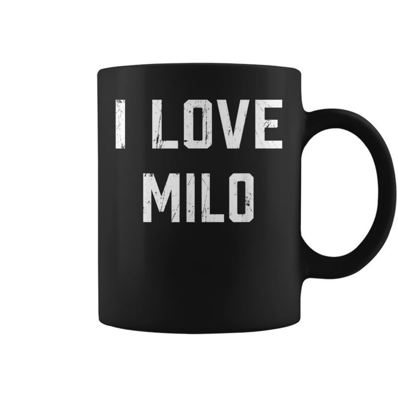 I Love Milo Family Son Daughter Boy Girl Baby Name Coffee Mugs ...