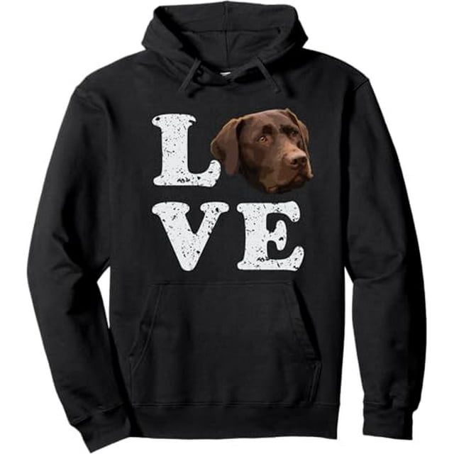 I Love My Chocolate Lab Hoodie | Labrador Retriever Dog Gift Pullover ...