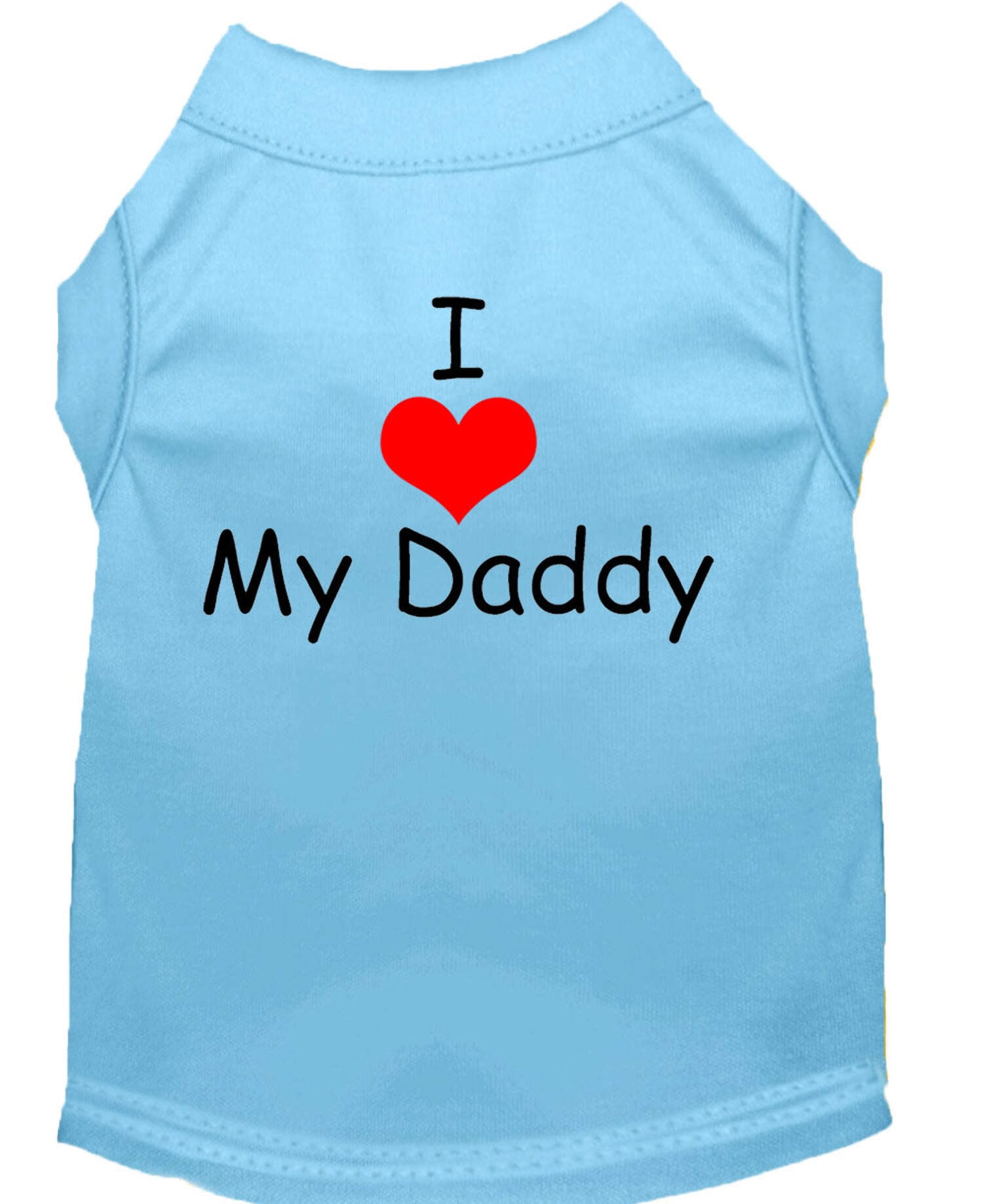 Pet Dog Cat Shirt Screen Printed, "I Love My Daddy" - Walmart.com