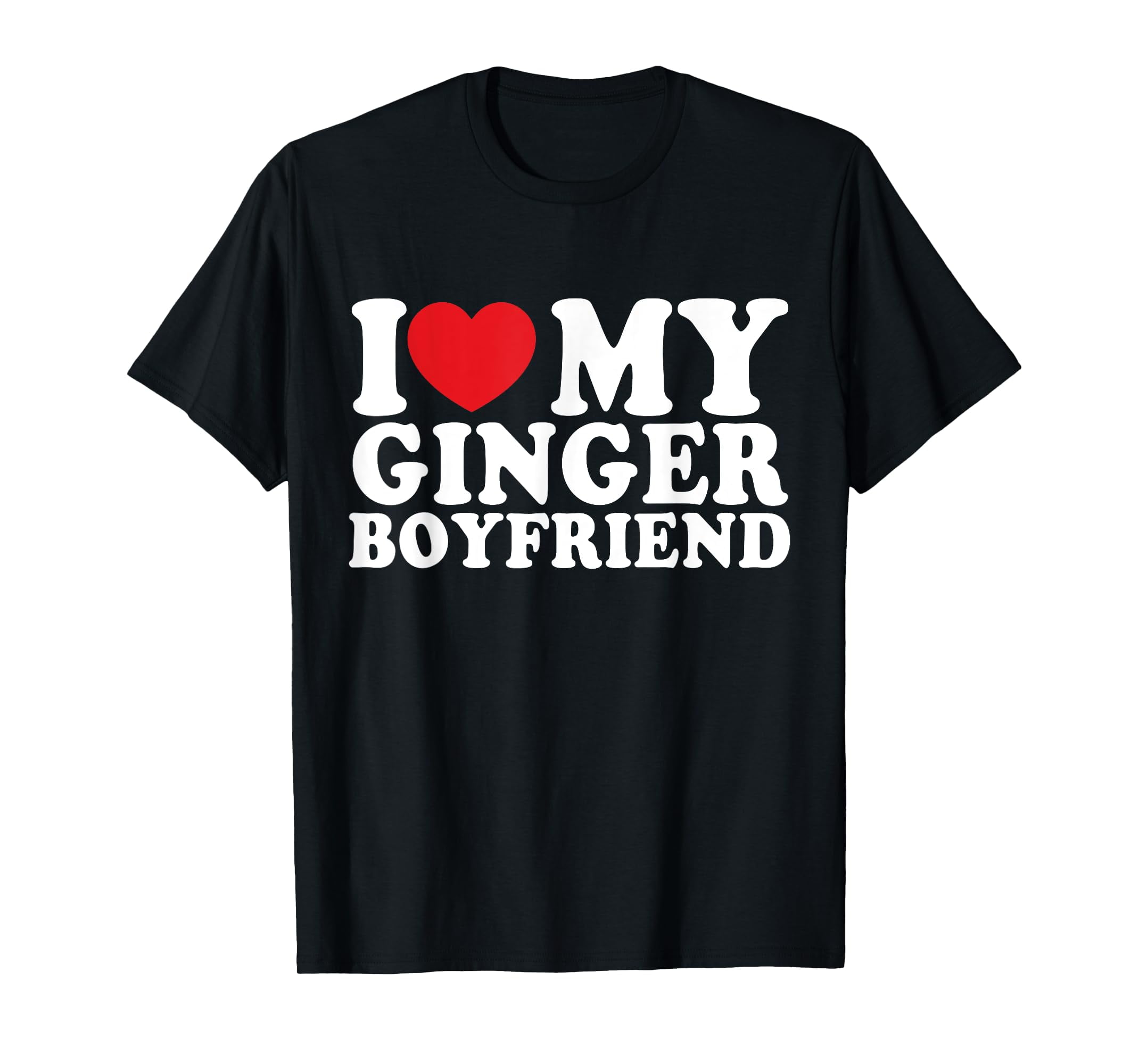 I Love My Ginger Boyfriend - Redhead Boy T-Shirt - Walmart.com