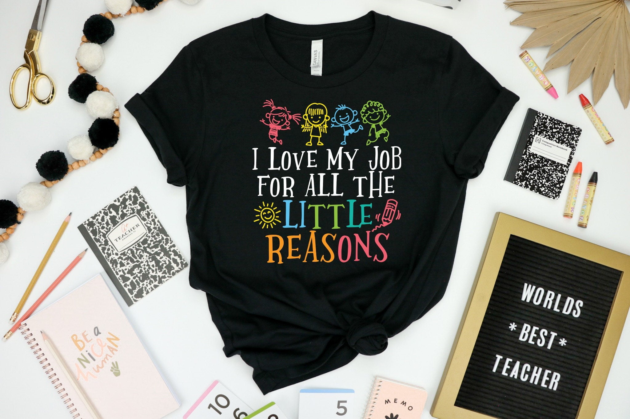 I Love My Job for All the Little Reasons Shirt Teacher Love Outfit ...