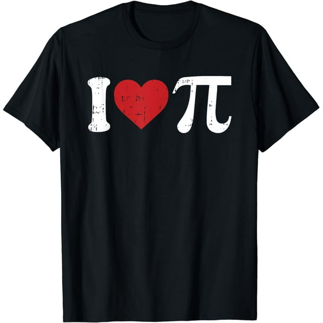 I Love Pi Day Cute Heart Math Symbols Teacher Student Gifts T-Shirt ...