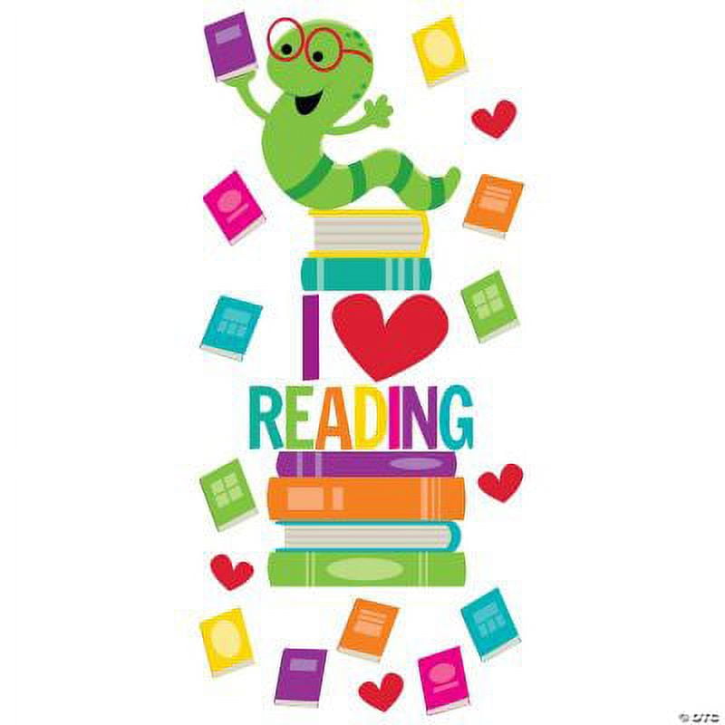 I Love Reading Door Decorating Kit - 21 Pc., Classroom, Educational, 21 ...