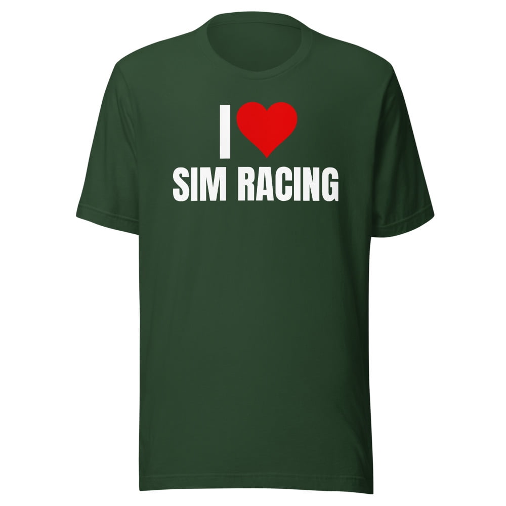 I Love Sim Racing, Unisex, Car Racing Sim, Funny Sim Racer, Sim Racing ...