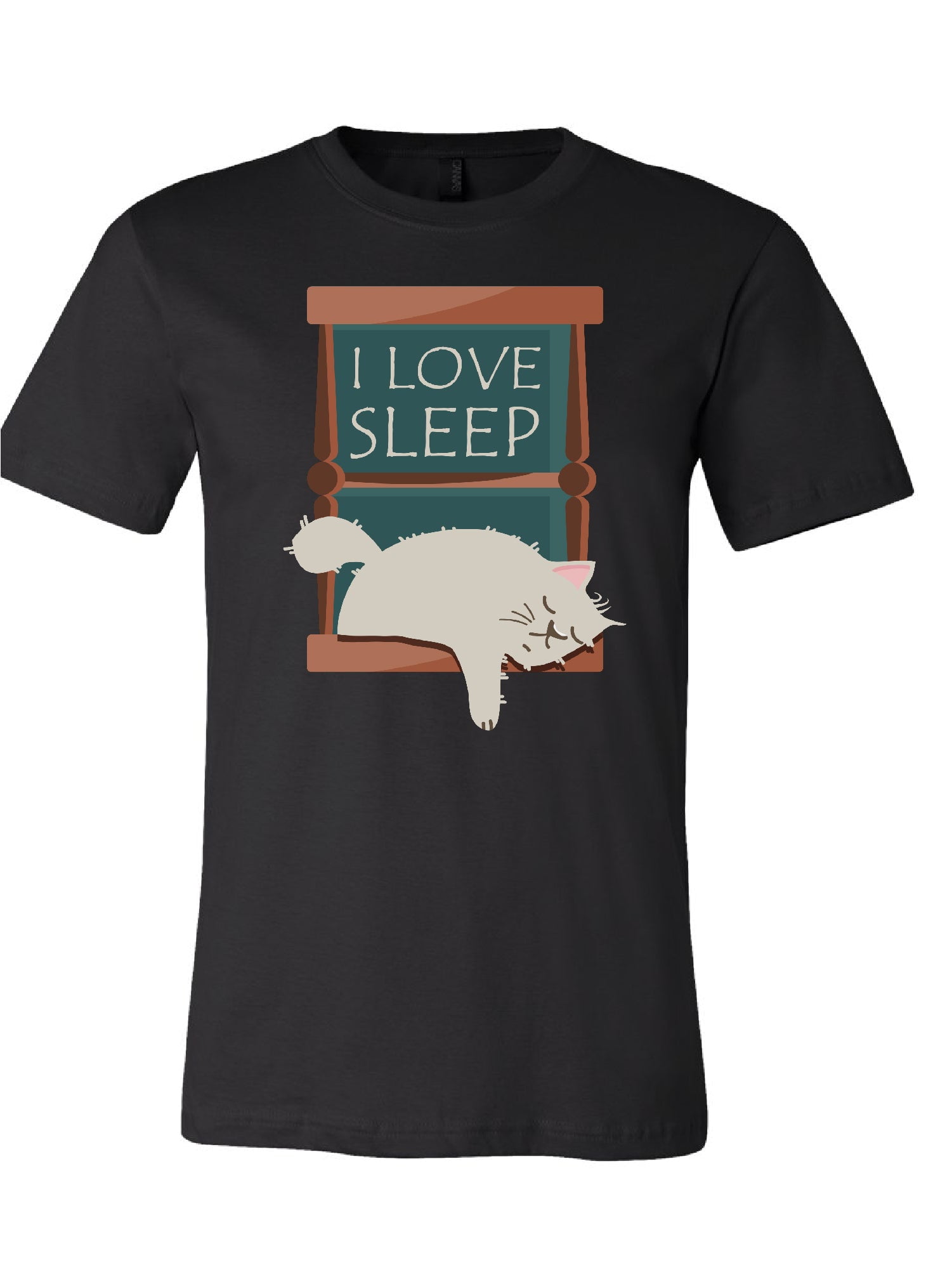 I Love Sleep Cat T-Shirt - Walmart.com