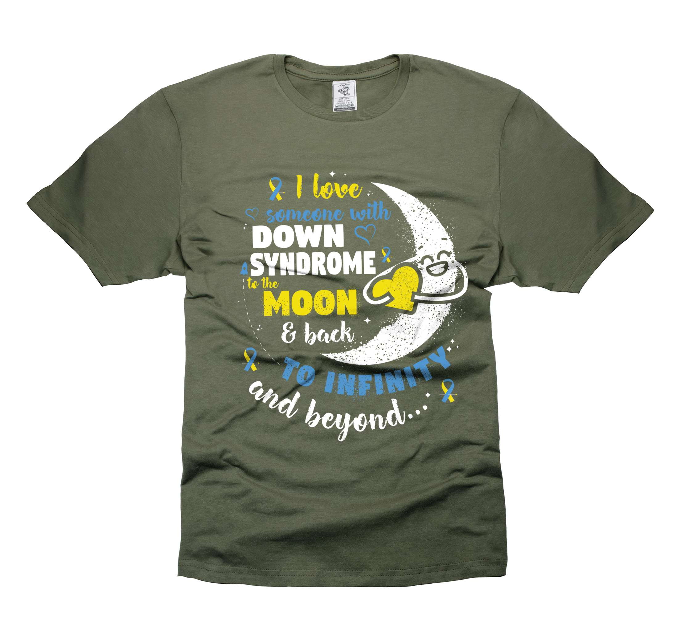 I Love Someone With Down Syndrome To The Moon And Back Shirt Down ...