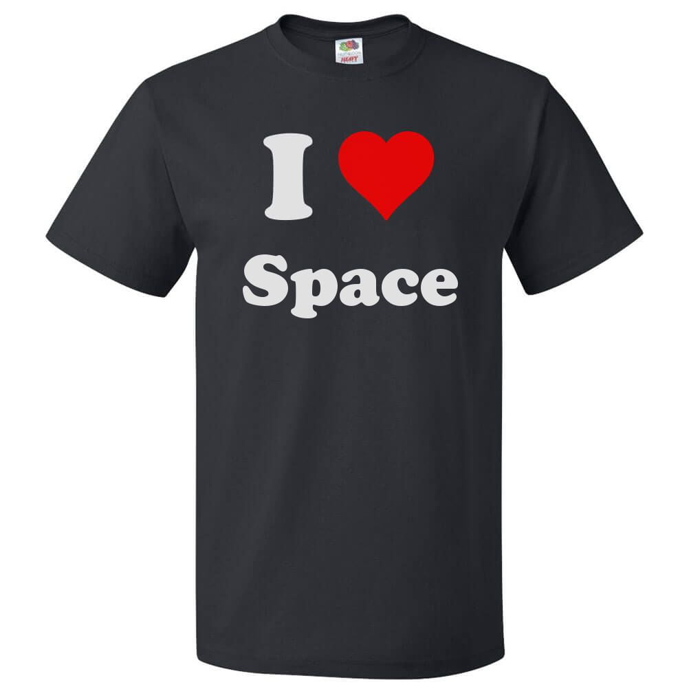 I Love Space T shirt I Heart Space Gift - Walmart Business Supplies