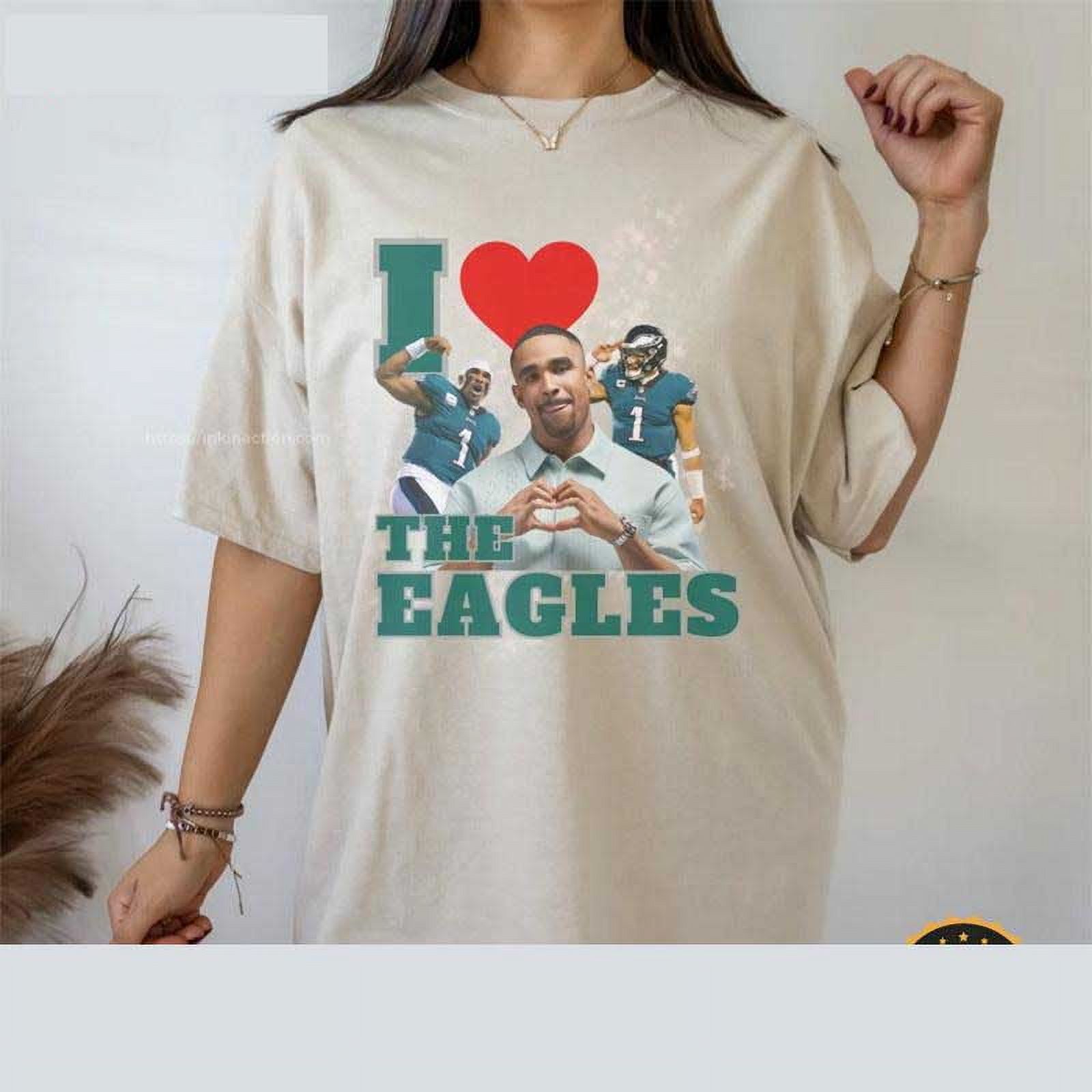 I Love The Eagles Funny Shirt, Eagles Merch Print Your Thoughts. Tell ...