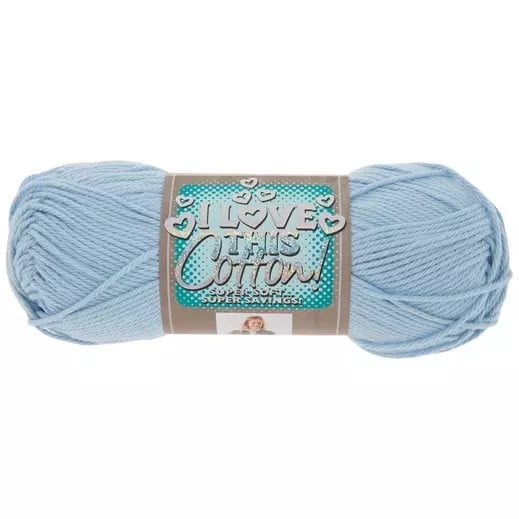 I Love This Cotton Yarn, Medium Weight 100% Cotton, 180 Yards, Soft ...
