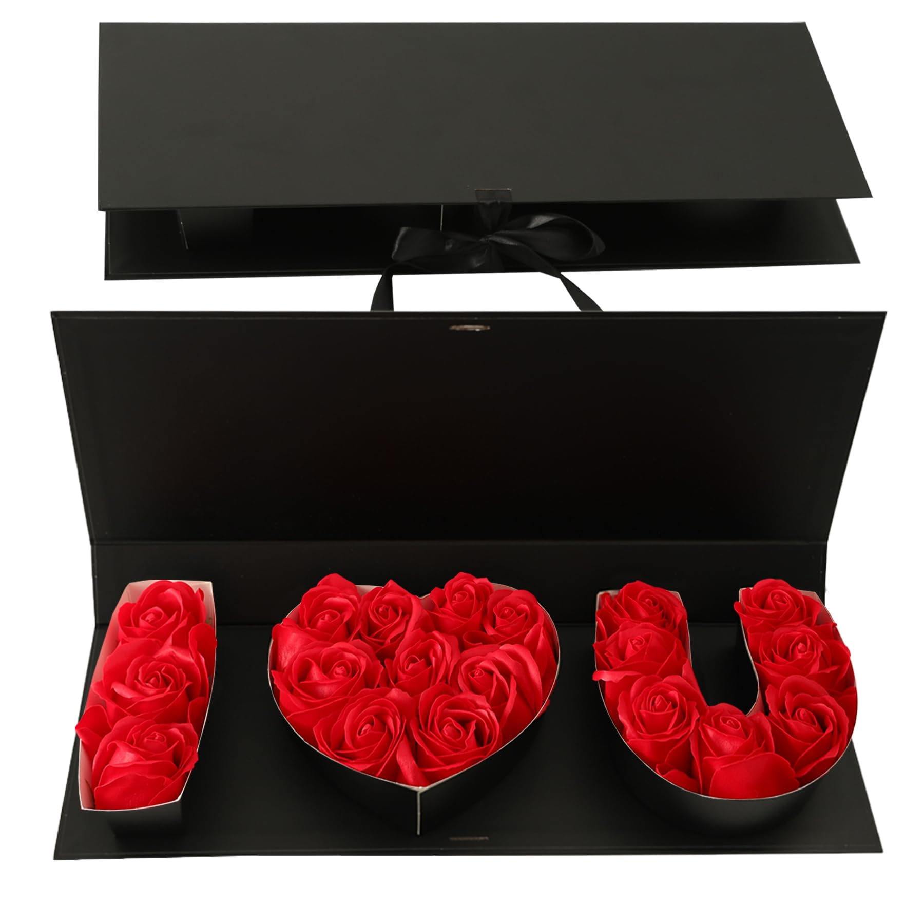 I Love U Box for Flowers 2 Pcs Empty I Heart U Flower Gift Letter ...