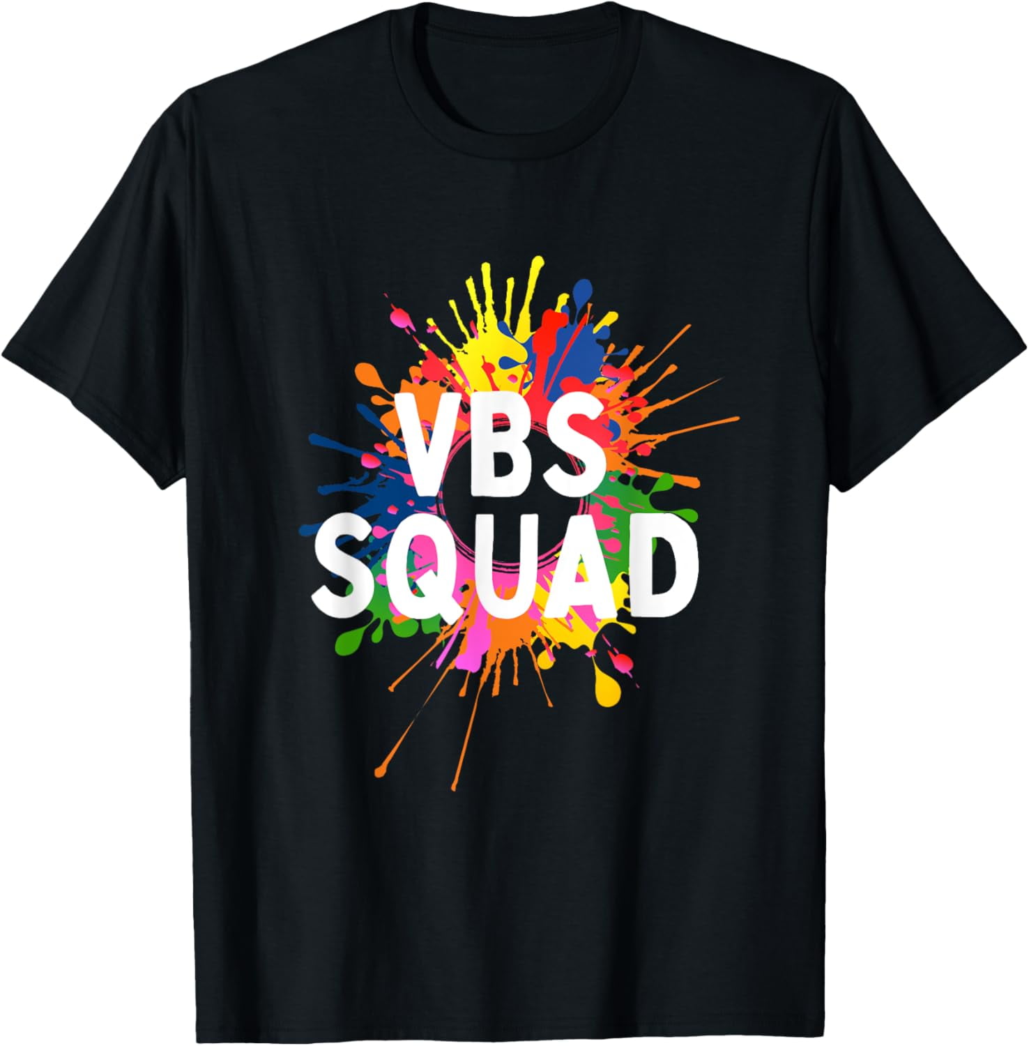 I Love VBS 2025 Squad Vacation Bible School Paint Splatter T-Shirt ...