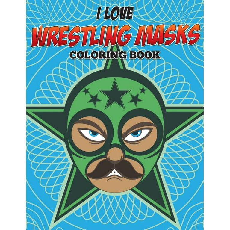 coloring book wrestling