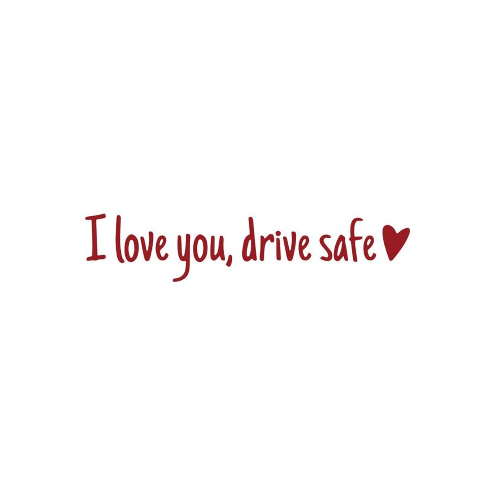 I Love You Driving Stickers 3 Pieces Driving I Love You With Heart ...