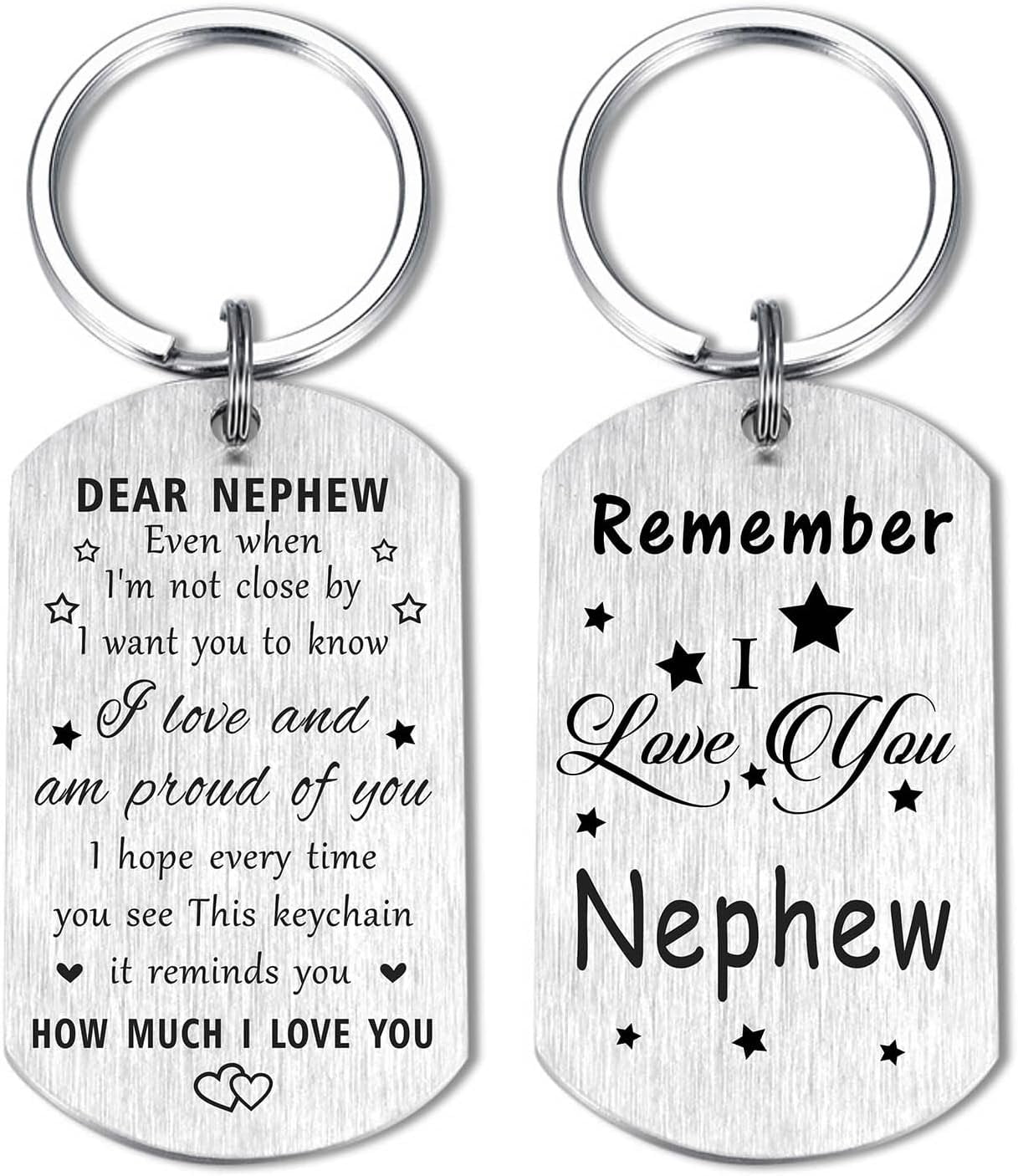 I Love You Nephew Gifts, Proud Dear Nephew Birthday Graduation Fathers ...