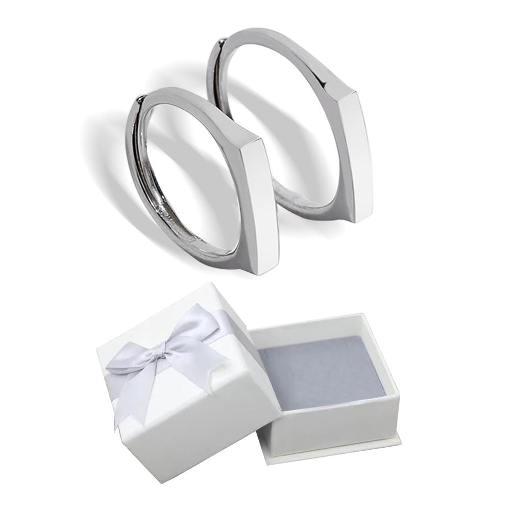 I Love You-Secret Projection Couple Rings Lovers Gift I2P0 - Walmart.com