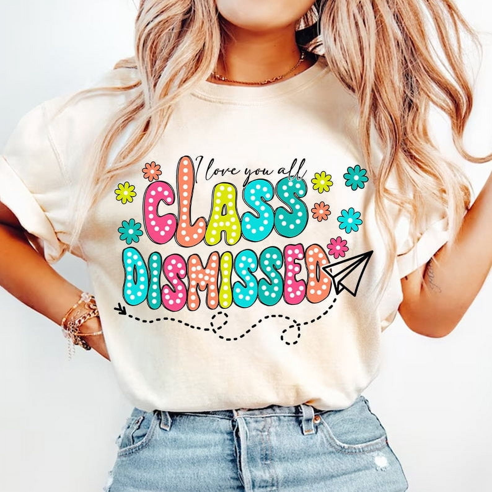 I Love You all Class Dismissed Groovy Teacher Last Day Of School ...