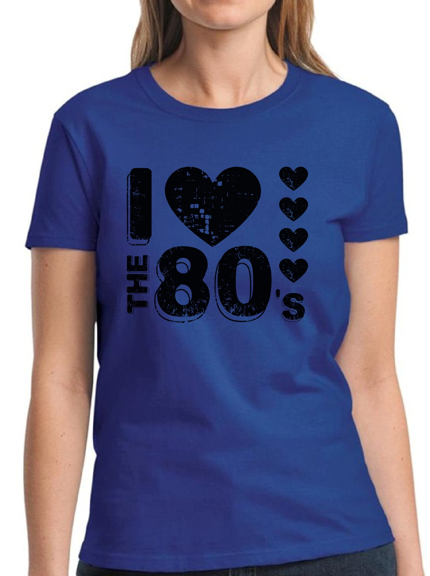 I Love the 80's Vintage Black Shirt for Women - S M L XL 2XL 3XL Retro ...