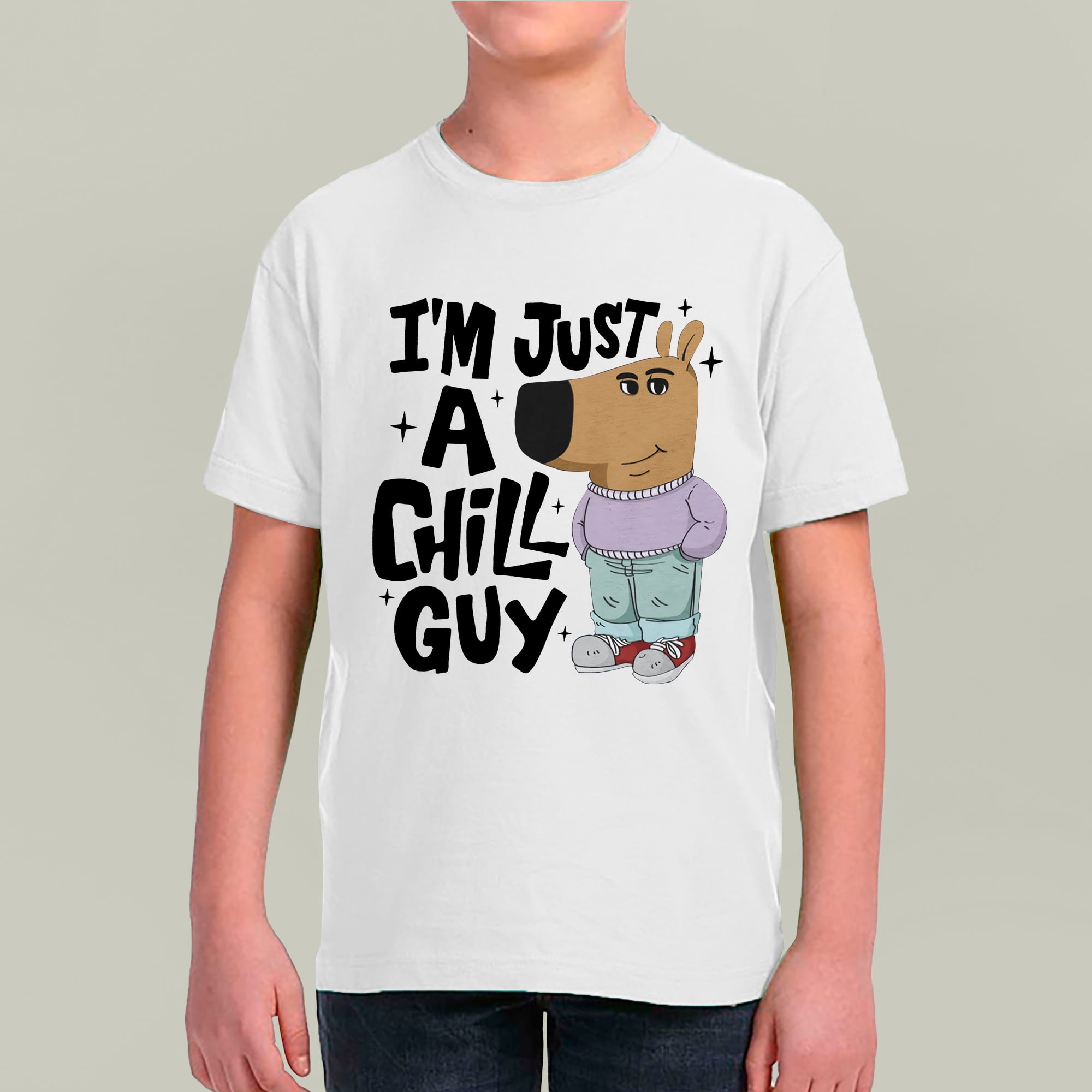 I M Just A Chilly Guy Funny Meme Shirt Kid Shirt, Size S, Natural Tee ...