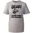 I'M Not Always Grumpy Sometimes I'M Fishing Angler Fisherman Gift T ...