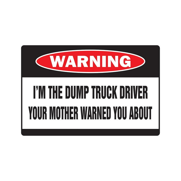 Construction Signs Dump Truck