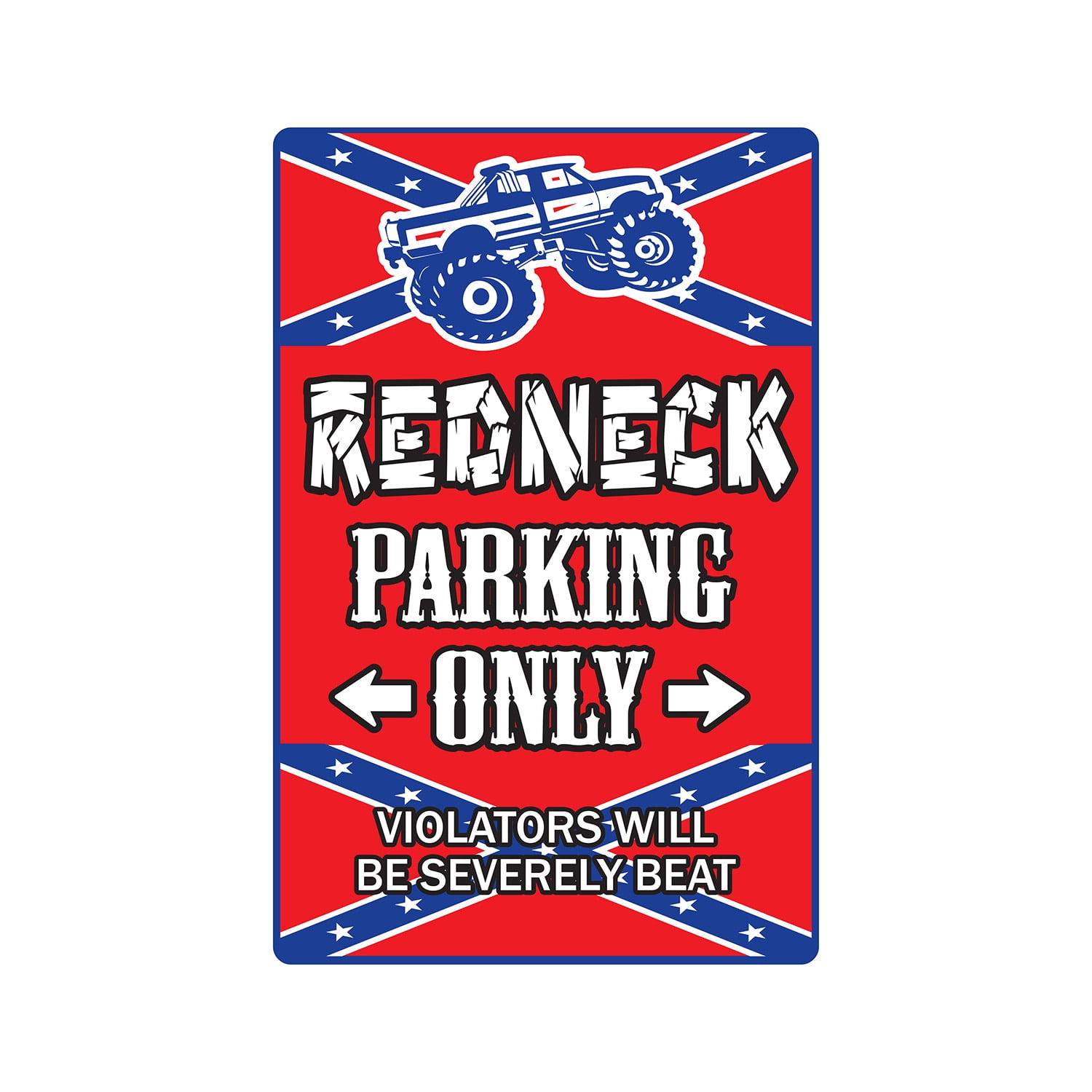 I'M THE REDNECK Warning Aluminum Sign dixie Aluminum Signs southern ...